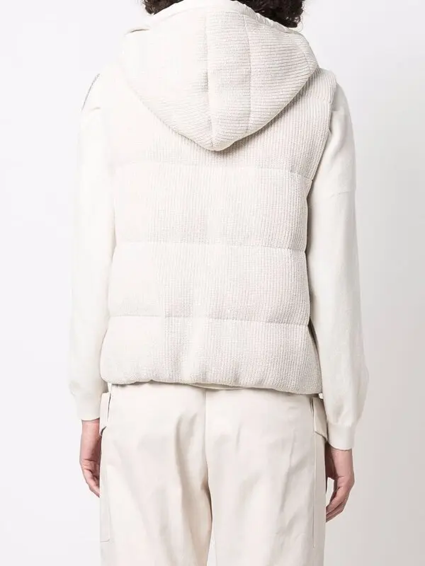 Brunello Cucinelli Knitted Padded Vest