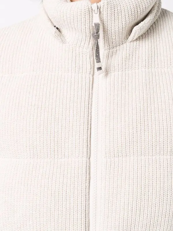 Brunello Cucinelli Knitted Padded Vest