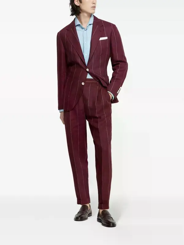 Brunello Cucinelli Spread-collar Shirt - Blue