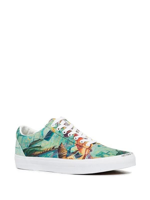 VANS Old Skool Illustrated Sneakers - Blue