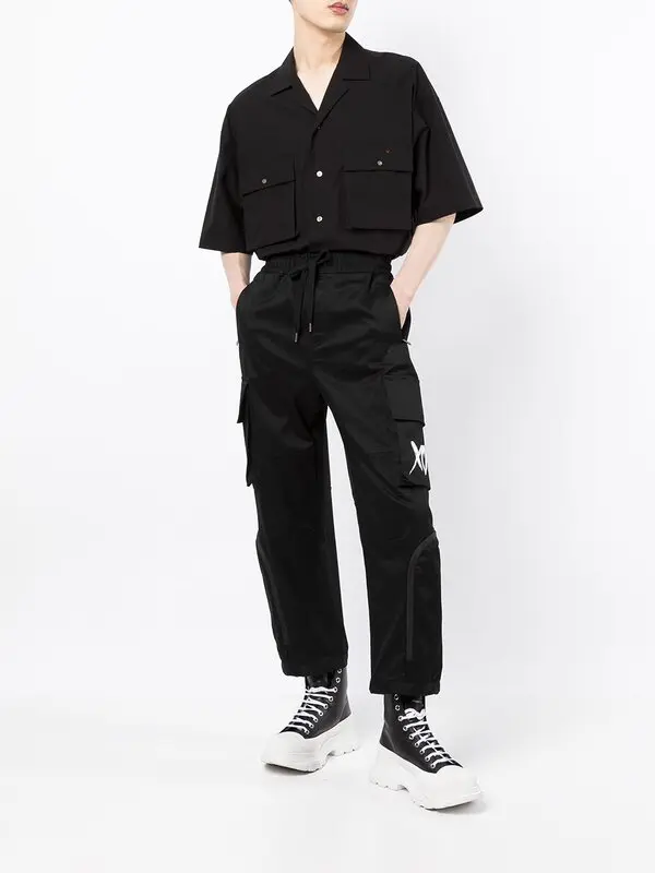 PORTS V Drawstring Cargo Trousers