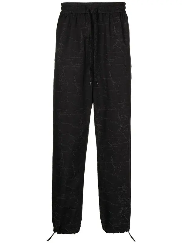PORTS V All-over Logo Print Trousers