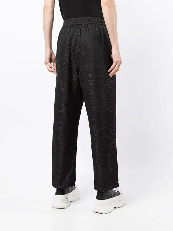 PORTS V All-over Logo Print Trousers