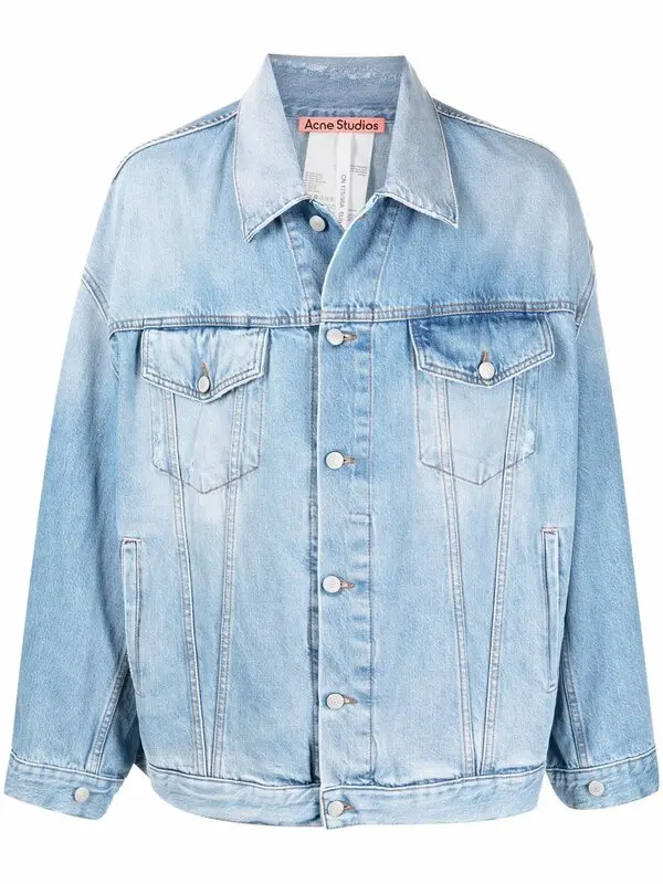 Acne Studios Loose-fit Denim Jacket - Blue
