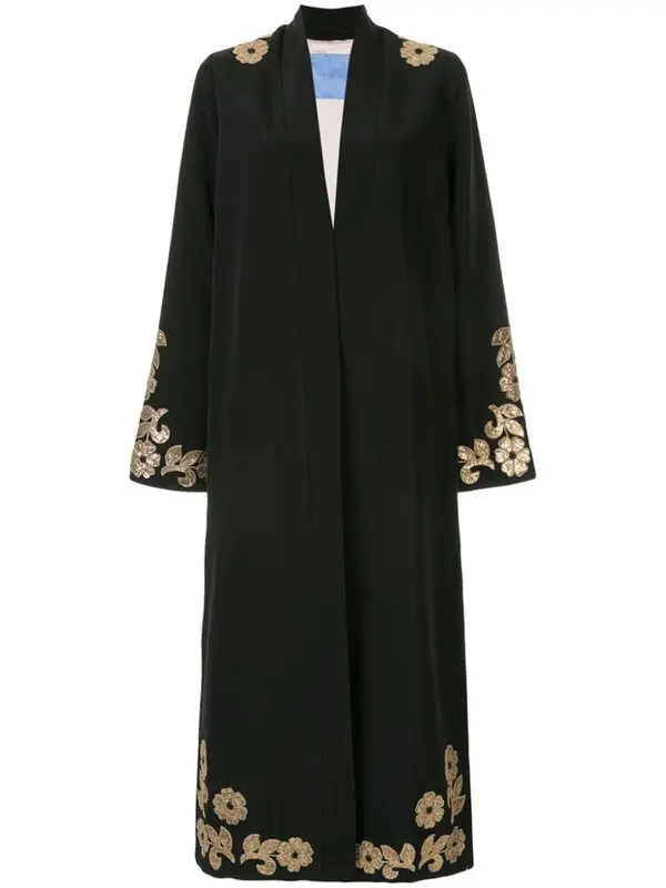 MACGRAW Whiskey Embellished Robe Coat