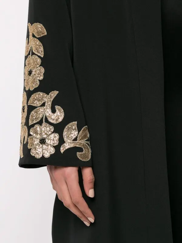 MACGRAW Whiskey Embellished Robe Coat