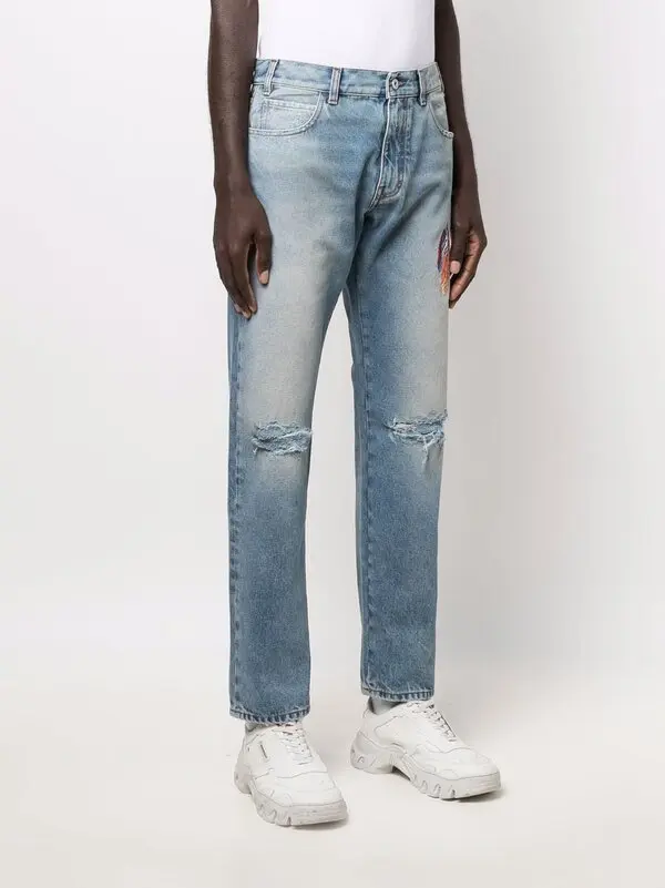 COUNTY OF MILAN Marcelo Burlon Straight-leg Jeans