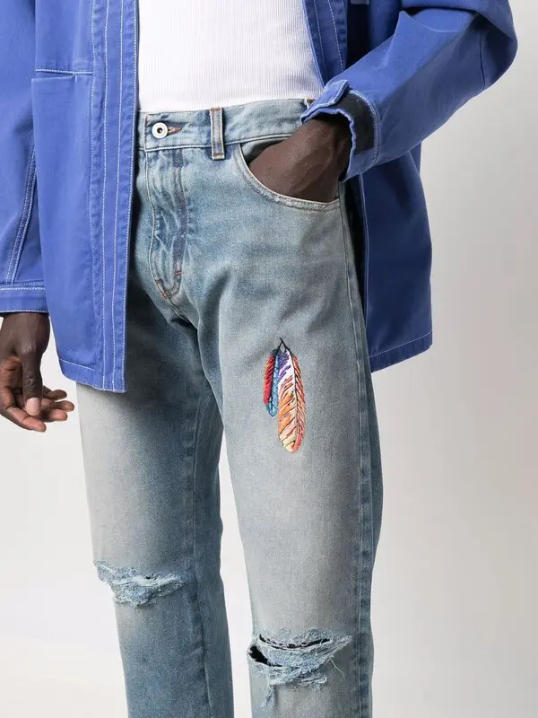 COUNTY OF MILAN Marcelo Burlon Straight-leg Jeans