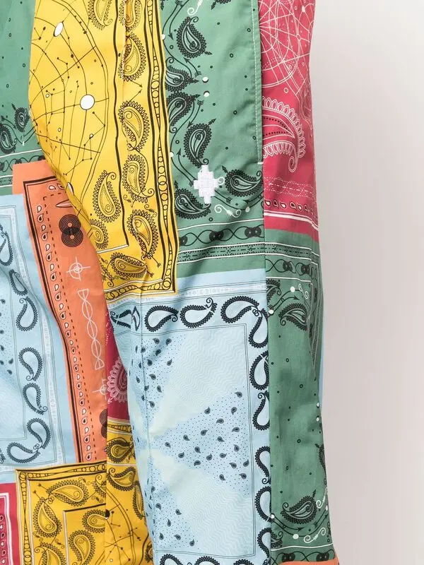 COUNTY OF MILAN Bandana-print Straight-leg Trousers