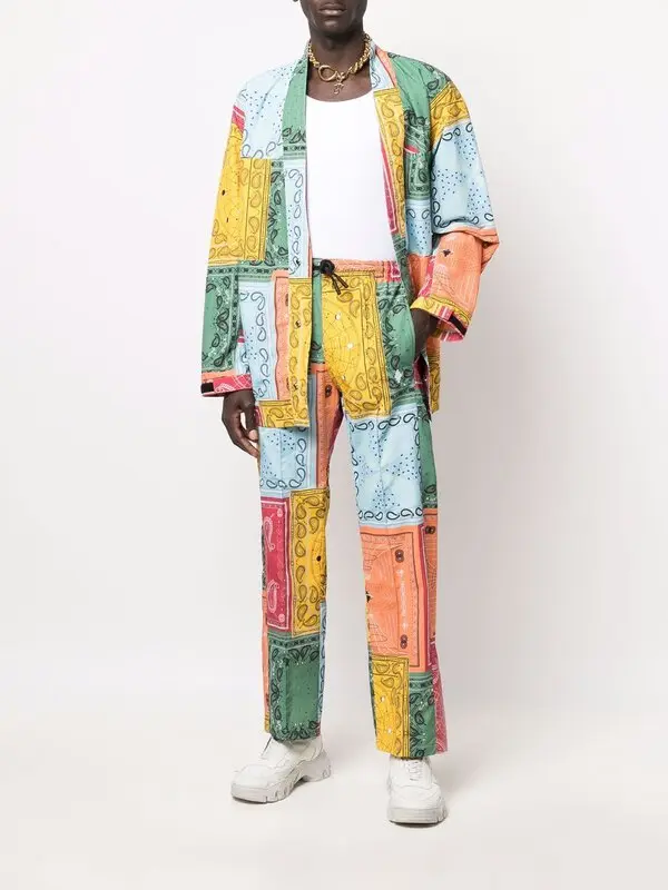 COUNTY OF MILAN Marcelo Burlon Bandana-print Lightweight Jacket