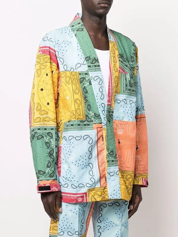 COUNTY OF MILAN Marcelo Burlon Bandana-print Lightweight Jacket
