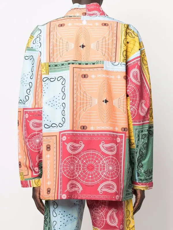 COUNTY OF MILAN Marcelo Burlon Bandana-print Lightweight Jacket
