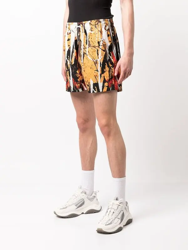 Amiri Paint Splatter Above-knee Shorts