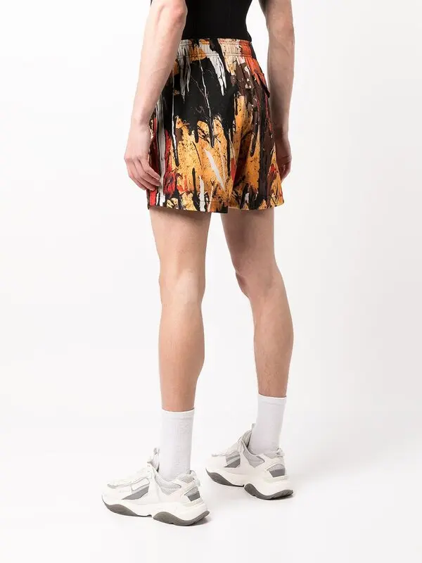 Amiri Paint Splatter Above-knee Shorts