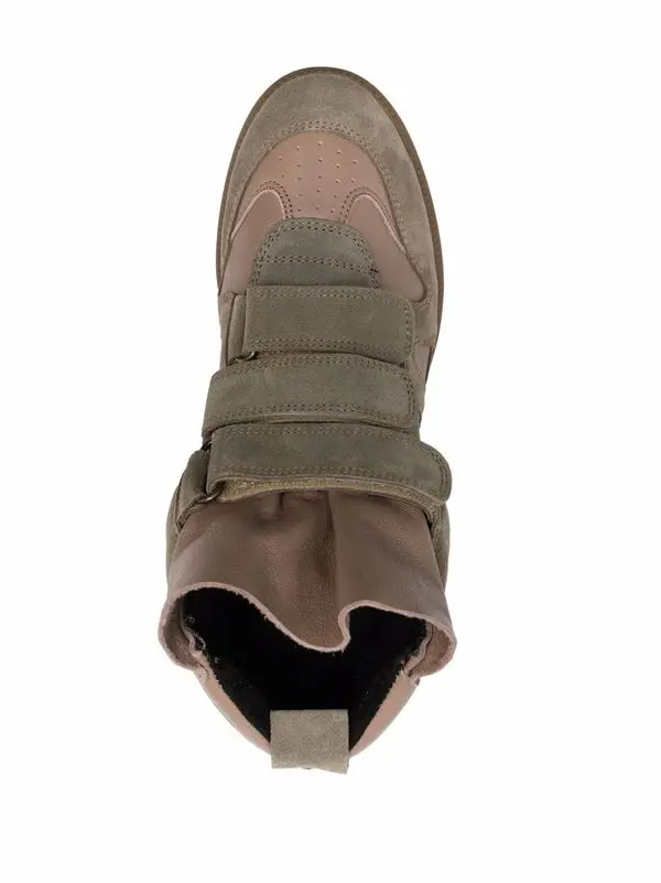 Isabel Marant Buckee Touch-strap Wedge Sneakers