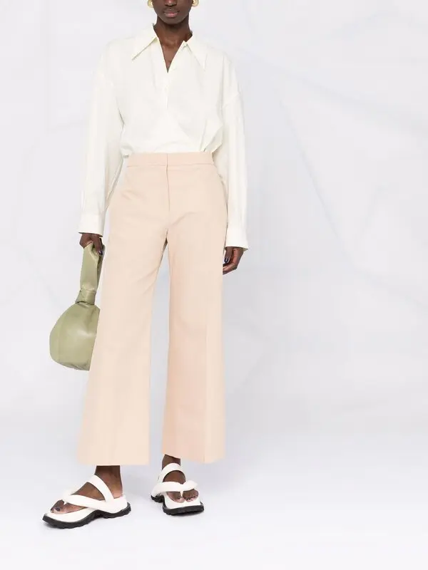 JIL SANDER Straight-leg Trousers - Neutrals