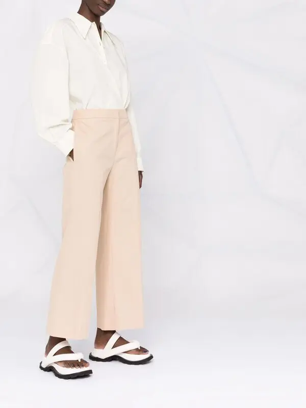 JIL SANDER Straight-leg Trousers - Neutrals