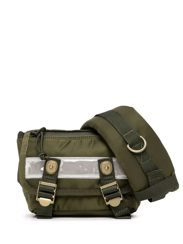 Sacai X Porter Foldover Belt Bag - Green | Editorialist
