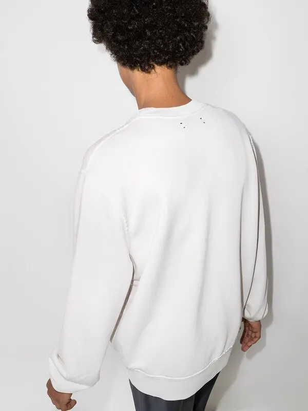Amiri Bandana Logo Appliqué Sweatshirt