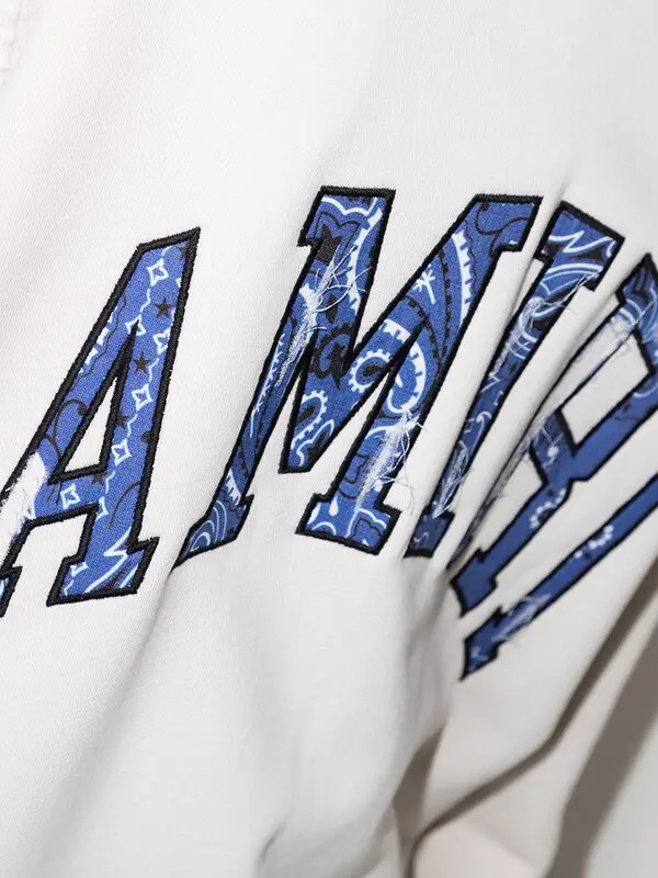 Amiri Bandana Logo Appliqué Sweatshirt