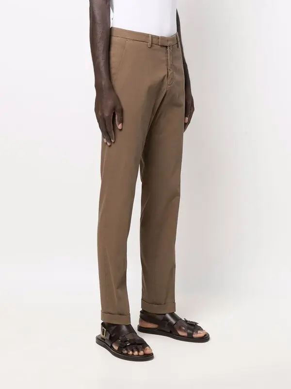BRIGLIA 1949 Tailored Straight-leg Trousers - Brown