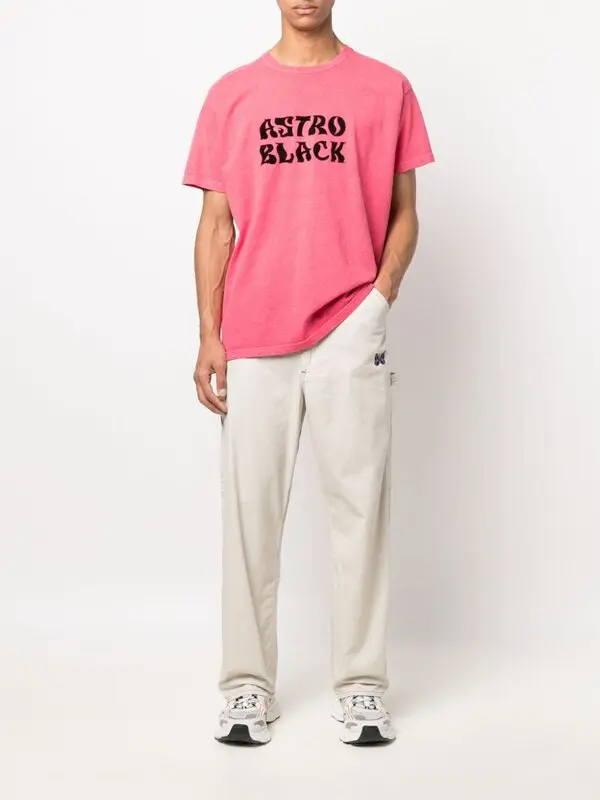 Needles X Smith's Butterfly-embroidered Trousers - Neutrals