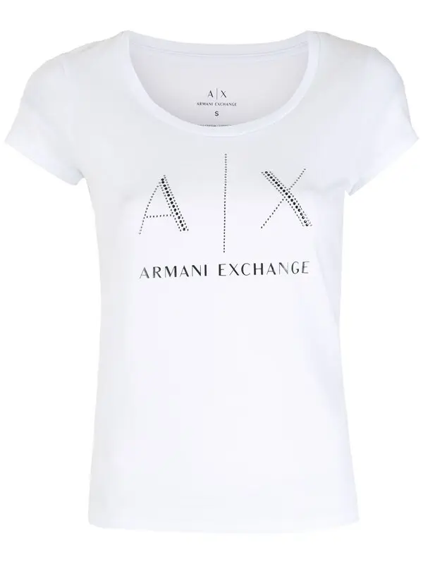 Armani Exchange Logo-print T-shirt - White