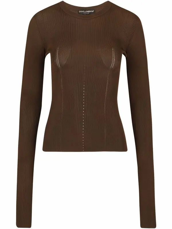 Dolce & Gabbana Long-sleeve Ribbed Jumper