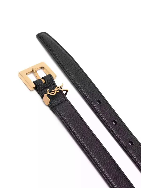 Saint Laurent Cassandre Thin Belt