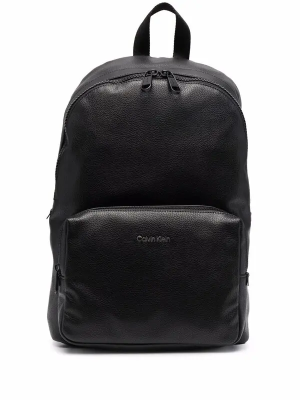 Calvin Klein Pebbled Texture Backpack - Black