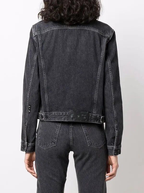 Off-White Meteor Denim Jacket - Grey