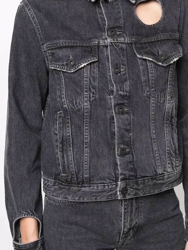 Off-White Meteor Denim Jacket - Grey