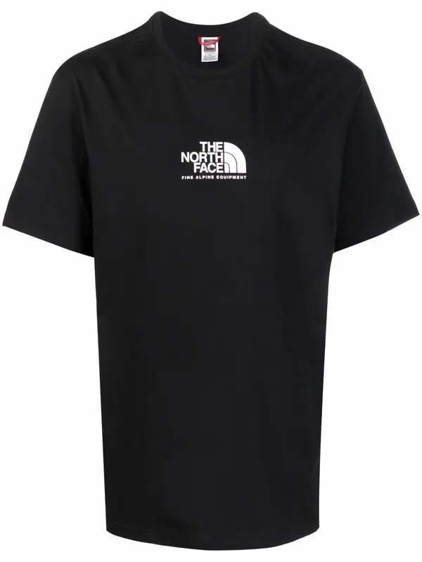 The North Face Logo-print Short-sleeved T-shirt - Black