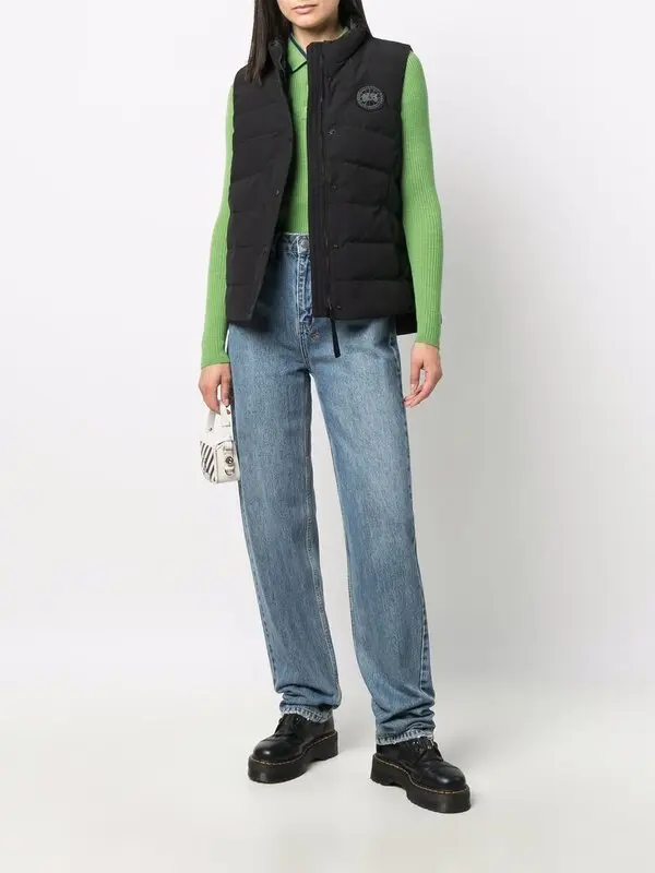 Canada Goose Feather-down Padded Gilet - Black