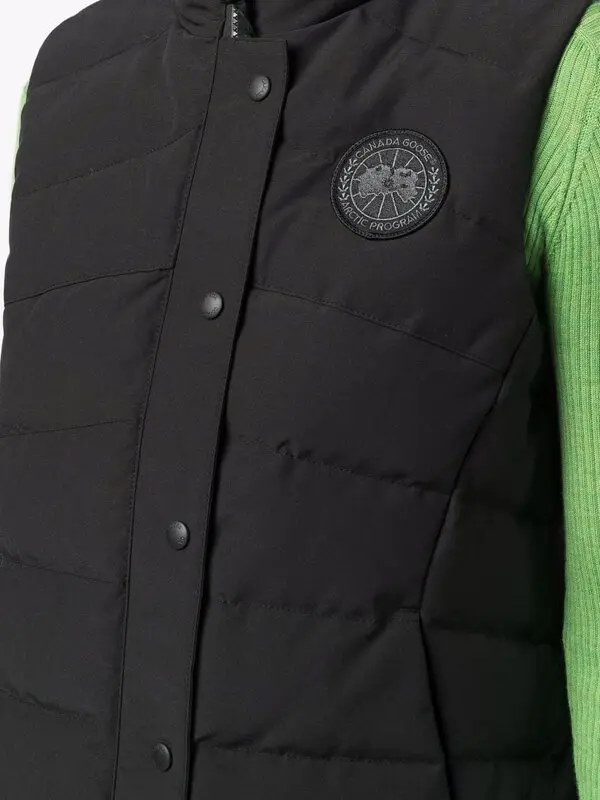 Canada Goose Feather-down Padded Gilet - Black