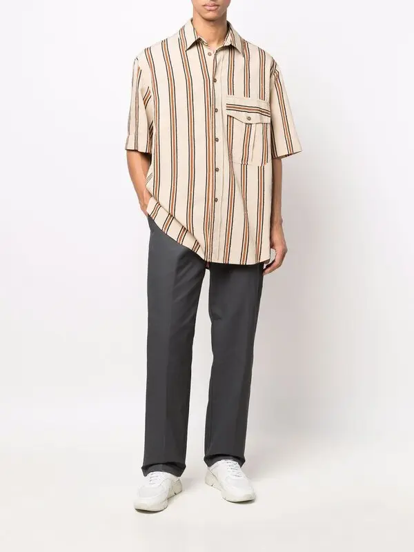Dickies Rear Logo-patch Trousers - Grey