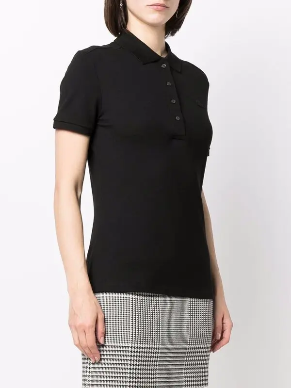 Lacoste Short-sleeve Slim-fit Polo Shirt - Black