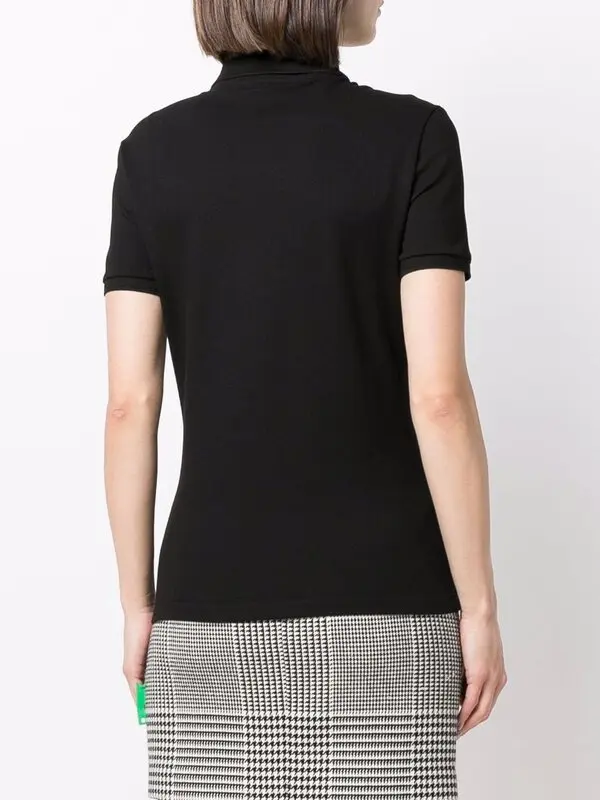 Lacoste Short-sleeve Slim-fit Polo Shirt - Black