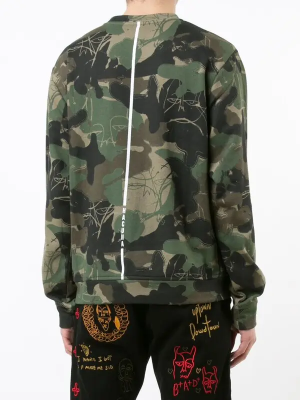 HACULLA. Camouflage Print Sweatshirt