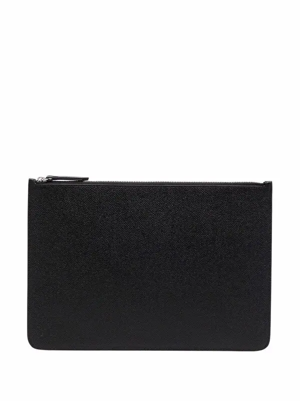 MAISON MARGIELA Four-stitch Leather Pouch - Black