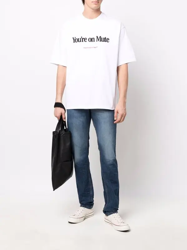 DIESEL® Stonewashed Slim-cut Jeans