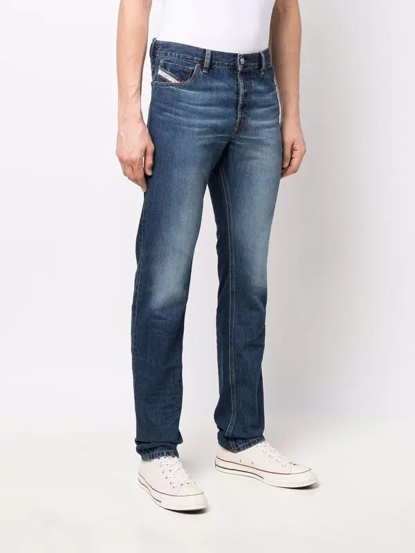 DIESEL® Stonewashed Slim-cut Jeans
