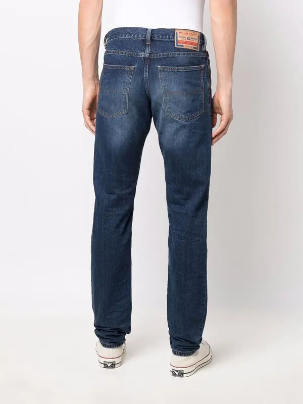 DIESEL® Stonewashed Slim-cut Jeans