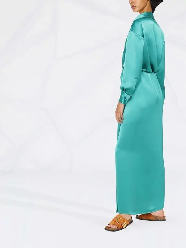 BLANCA VITA Acena Wrap Dress - Green