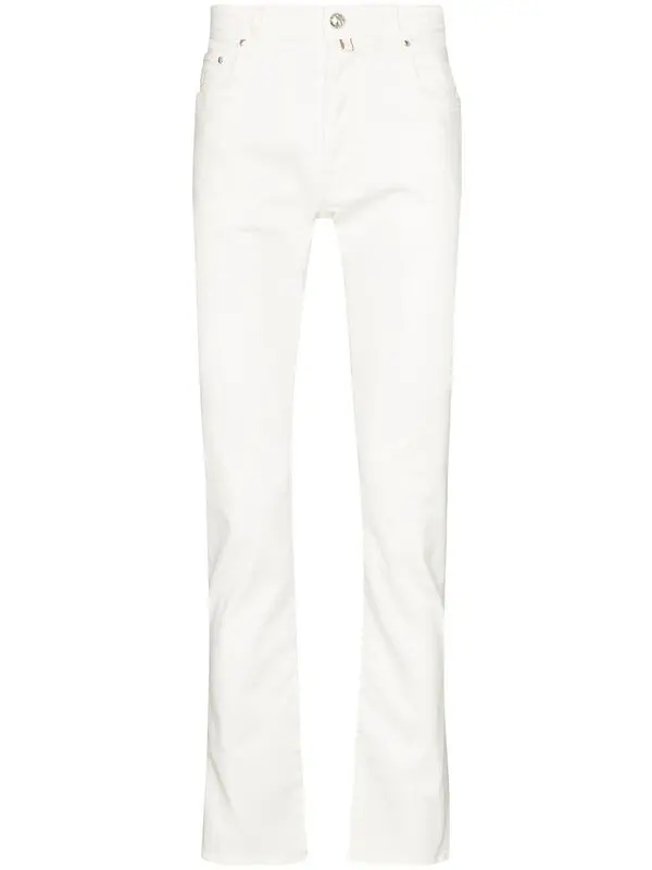 Jacob Cohen Bard Slim-fit Jeans - White