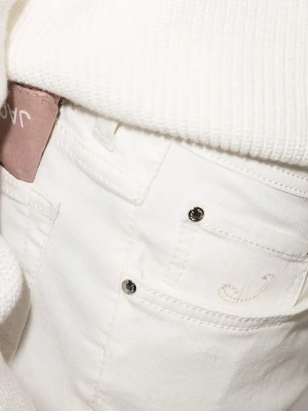 Jacob Cohen Bard Slim-fit Jeans - White