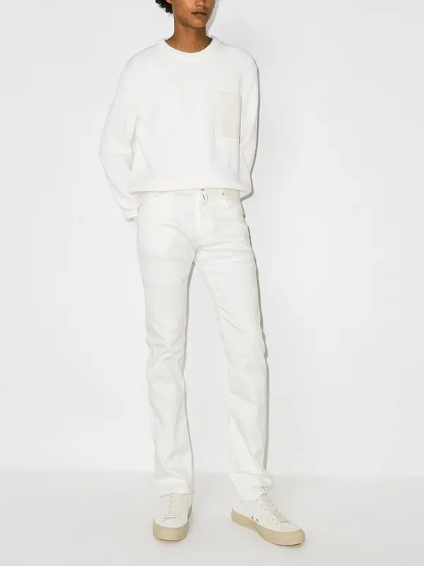 Jacob Cohen Bard Slim-fit Jeans - White