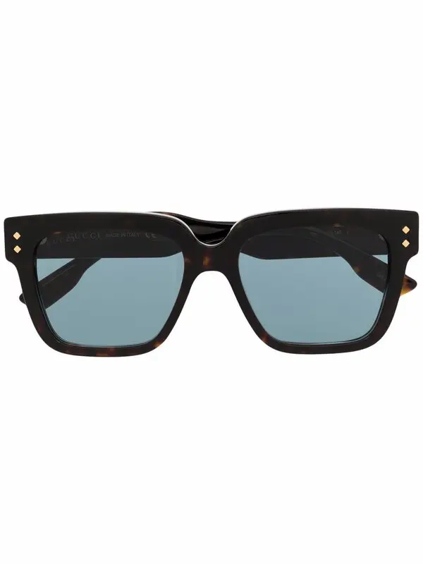 Gucci Square-frame Sunglasses - Brown