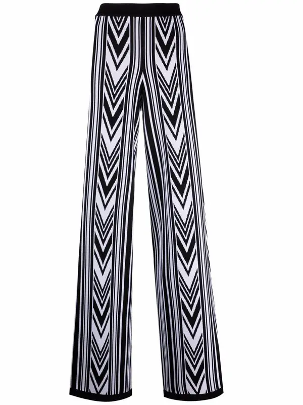 Balmain Chevron Pattern Trousers