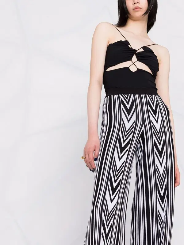 Balmain Chevron Pattern Trousers
